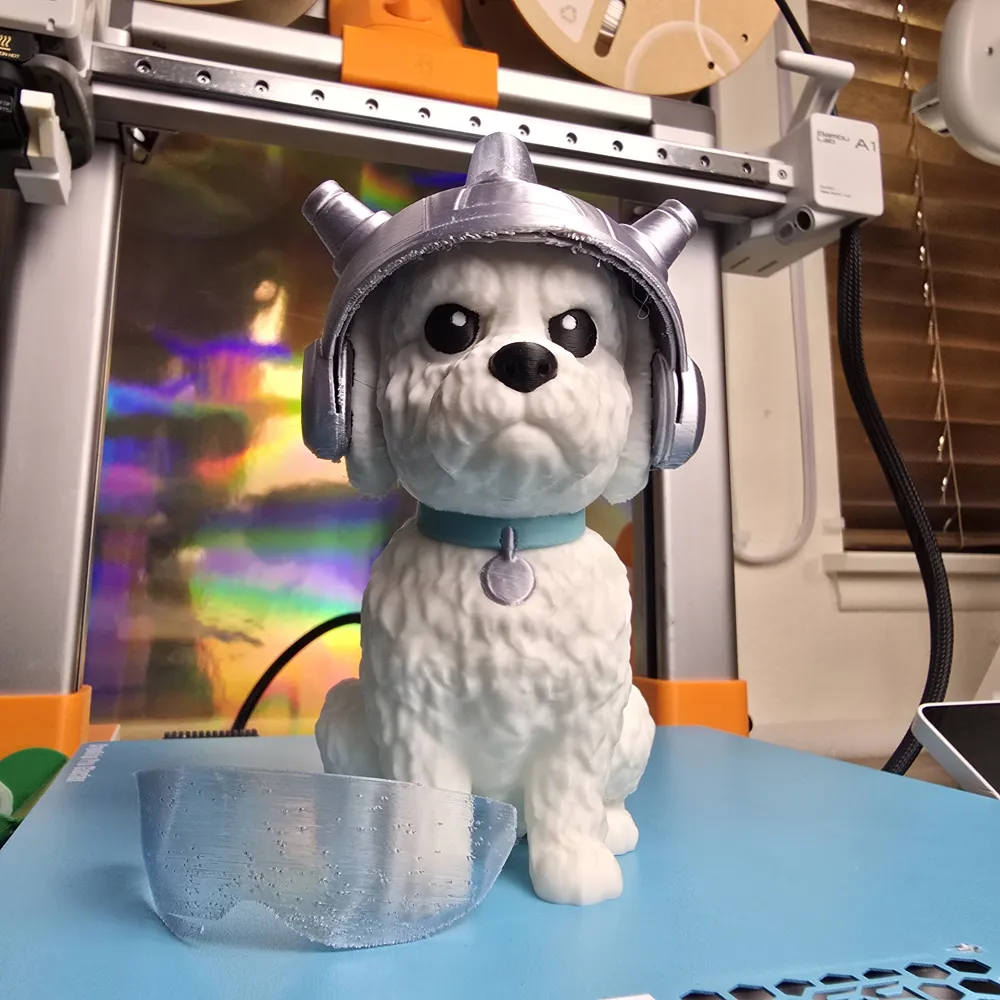 Snuffles Snowball Rick and Morty Cartoon Dog - Free 3D Print Model ...