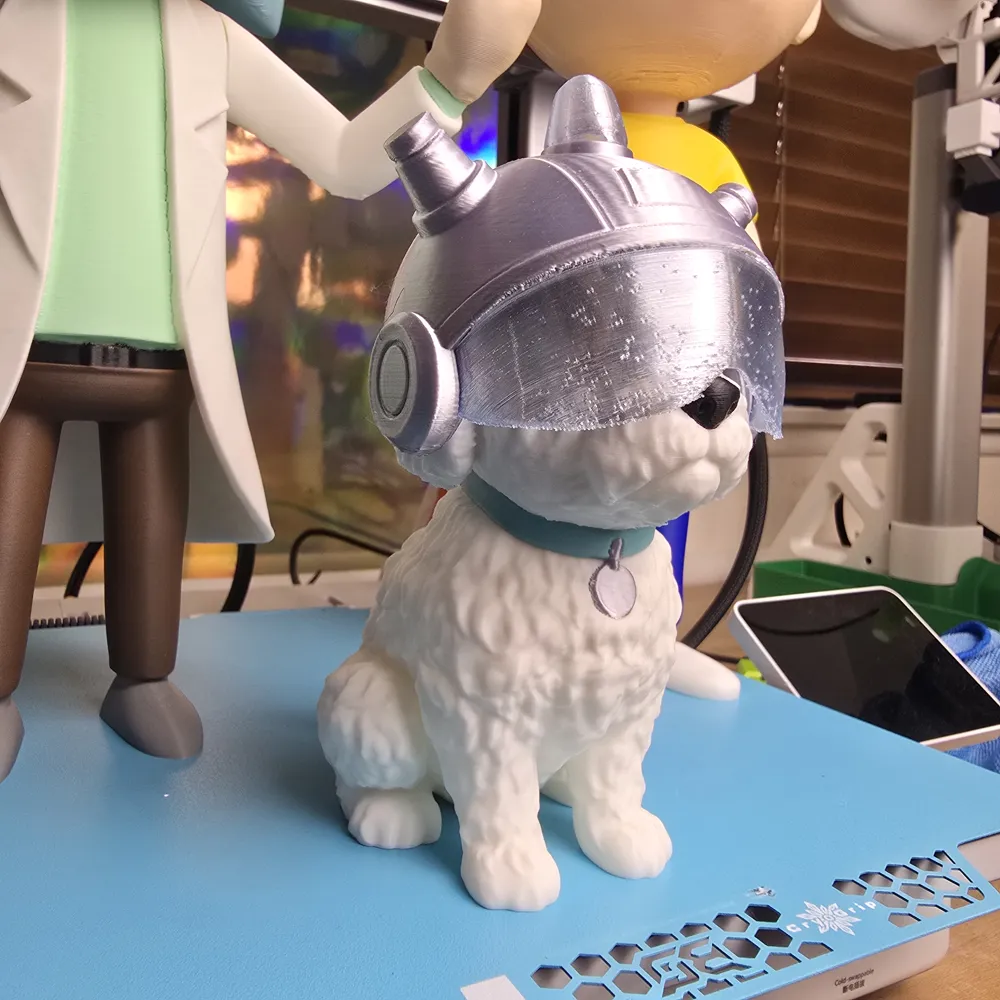Snuffles Snowball Rick and Morty Cartoon Dog - Free 3D Print Model ...