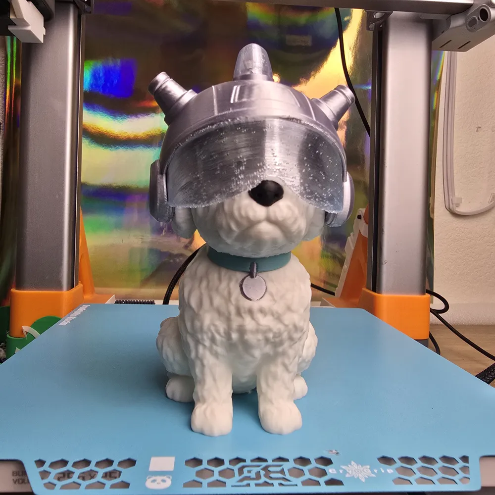 Snuffles Snowball Rick and Morty Cartoon Dog - Free 3D Print Model ...