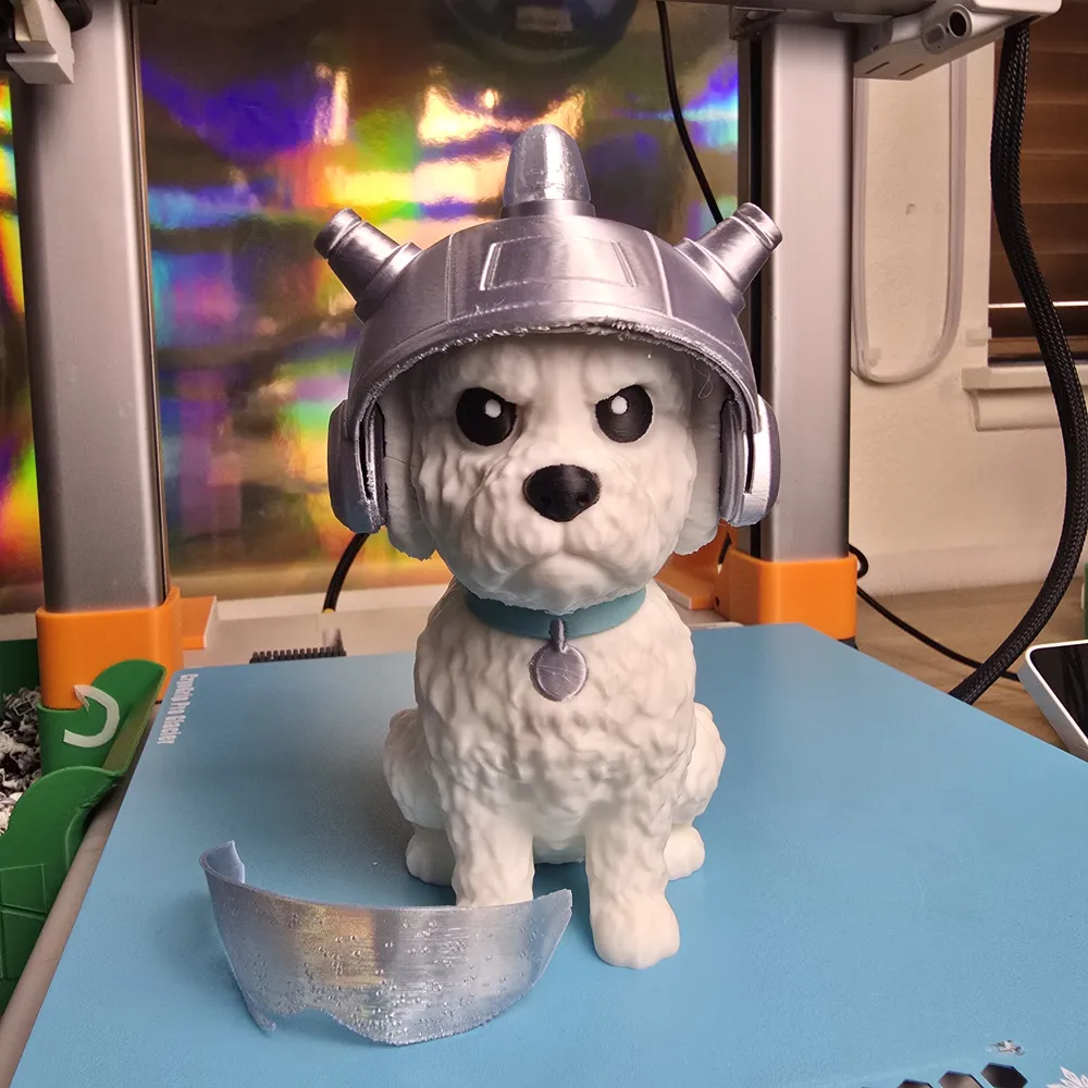 Snuffles Snowball Rick and Morty Cartoon Dog - Free 3D Print Model ...