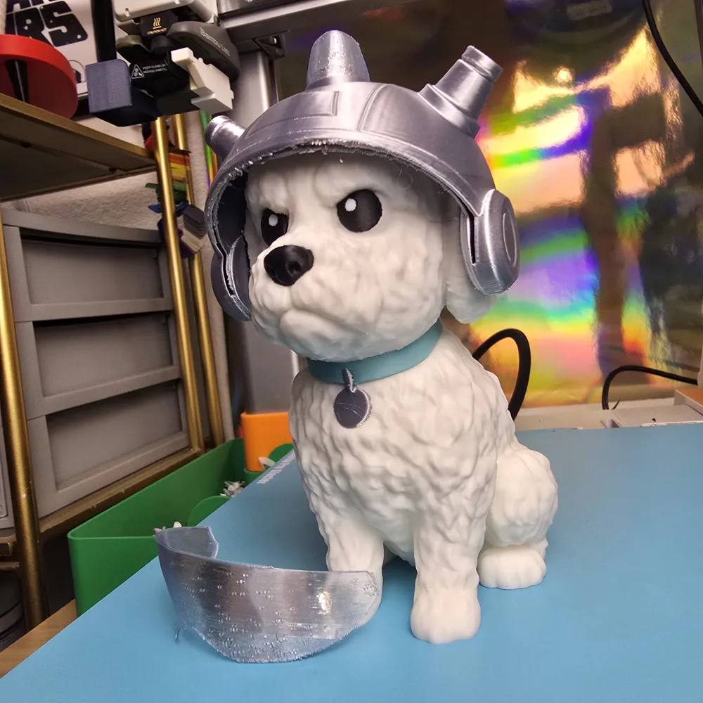 Snuffles Snowball Rick and Morty Cartoon Dog - Free 3D Print Model ...