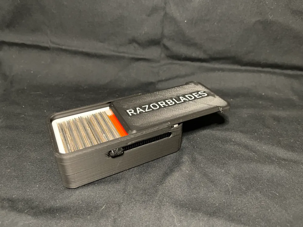 Razor blade storage box by UncleBumblefuk - MakerWorld