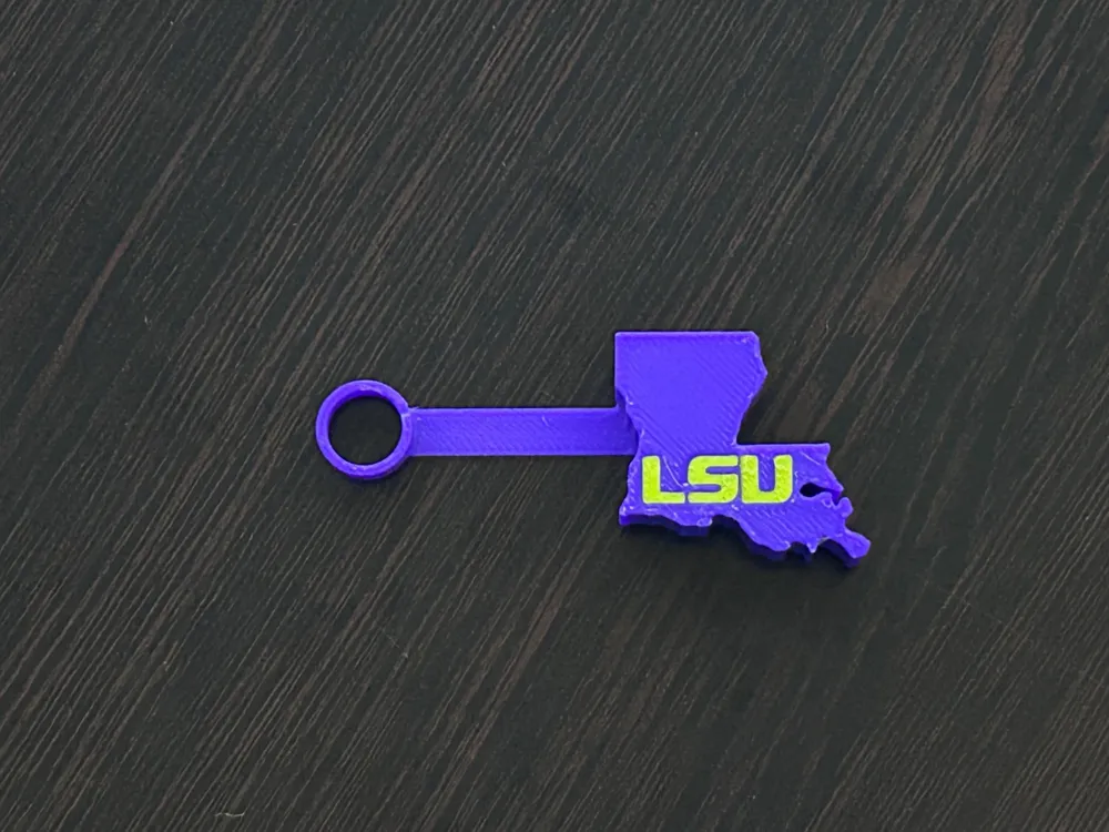 LSU Stanley Straw Topper by cmcraig2 MakerWorld: Download Free 3D Models