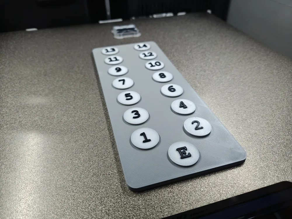 Elevator buttons V2 (Magnetic) - Free 3D Print Model - MakerWorld