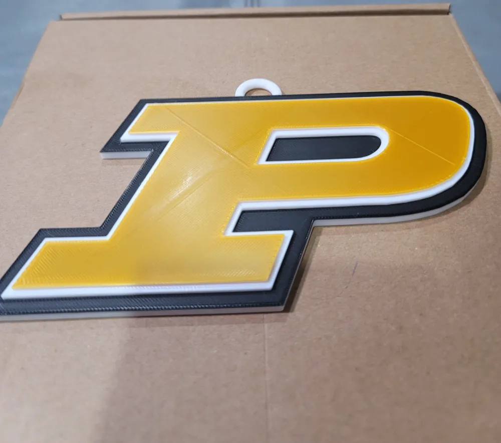 PURDUE 3d Logo 180mm series by mercadogarzas - MakerWorld