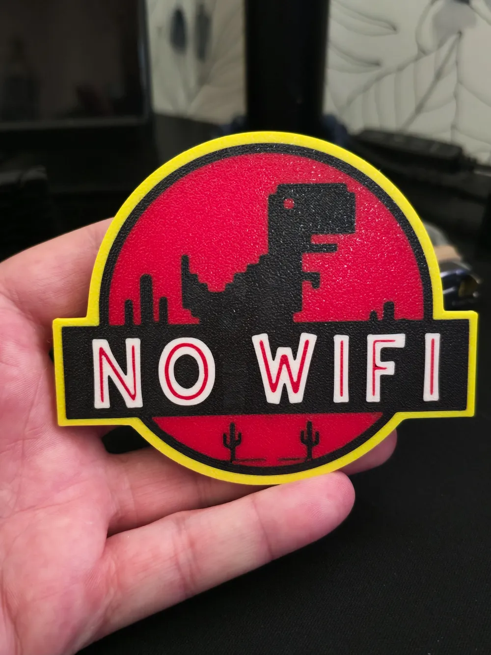 No WiFi Jurassic Park Logo von Relief_StudioFR MakerWorld: Kostenlose ...