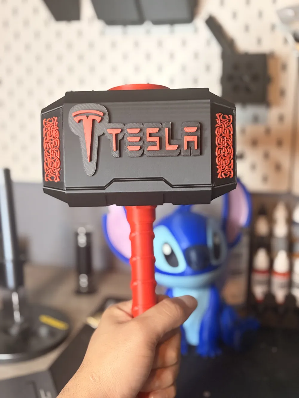 Tesla thor hammer - Free 3D Print Model - MakerWorld