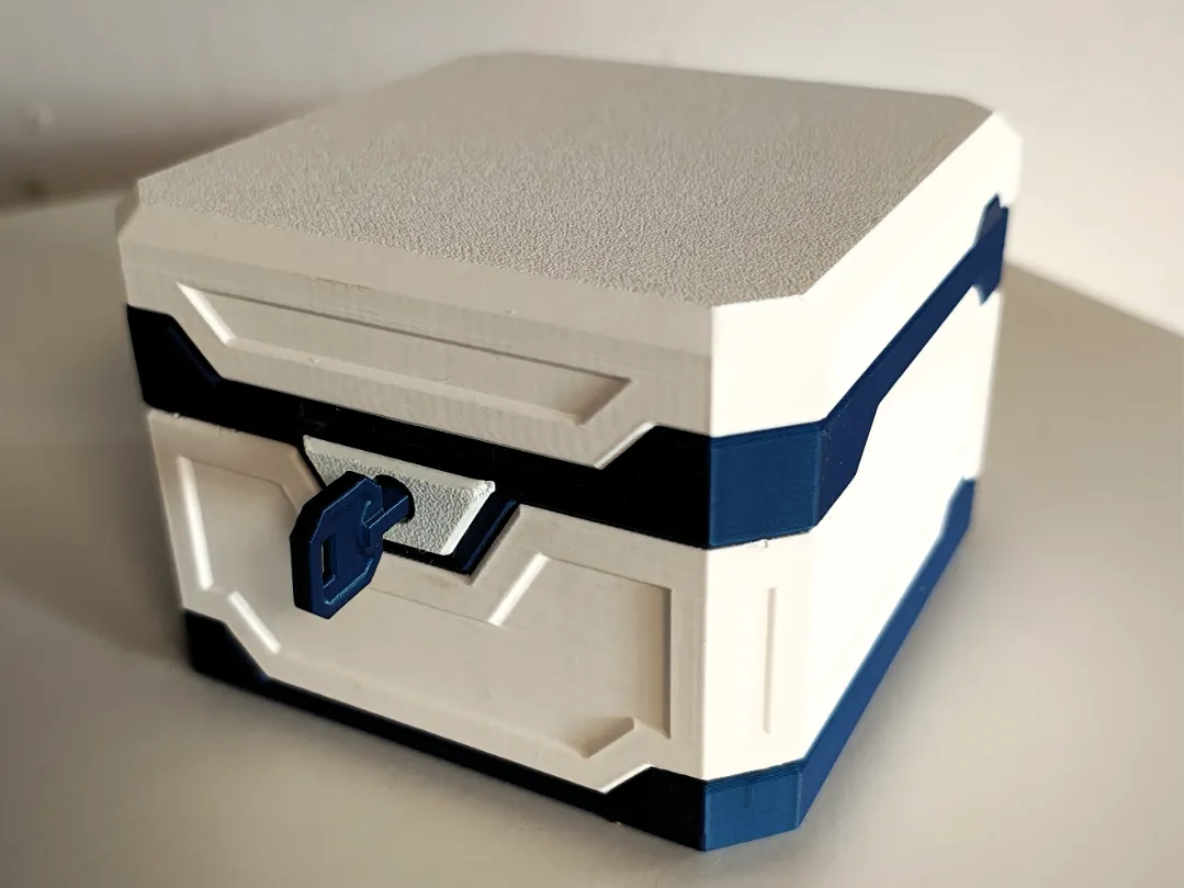 Modern Storage Box with Functional Latch / Lock - Free 3D Print Model ...