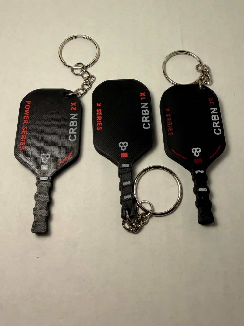 Carbon x1-x3 & Agassi Pickleball Paddle Keychain - Free 3D Print Model ...