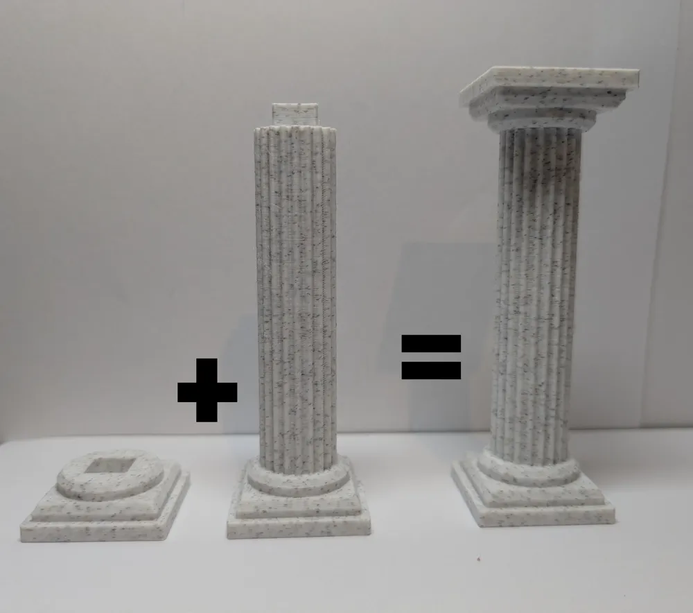 Pillar - DND scenery (supportless) by Together 3D MakerWorld: Download ...