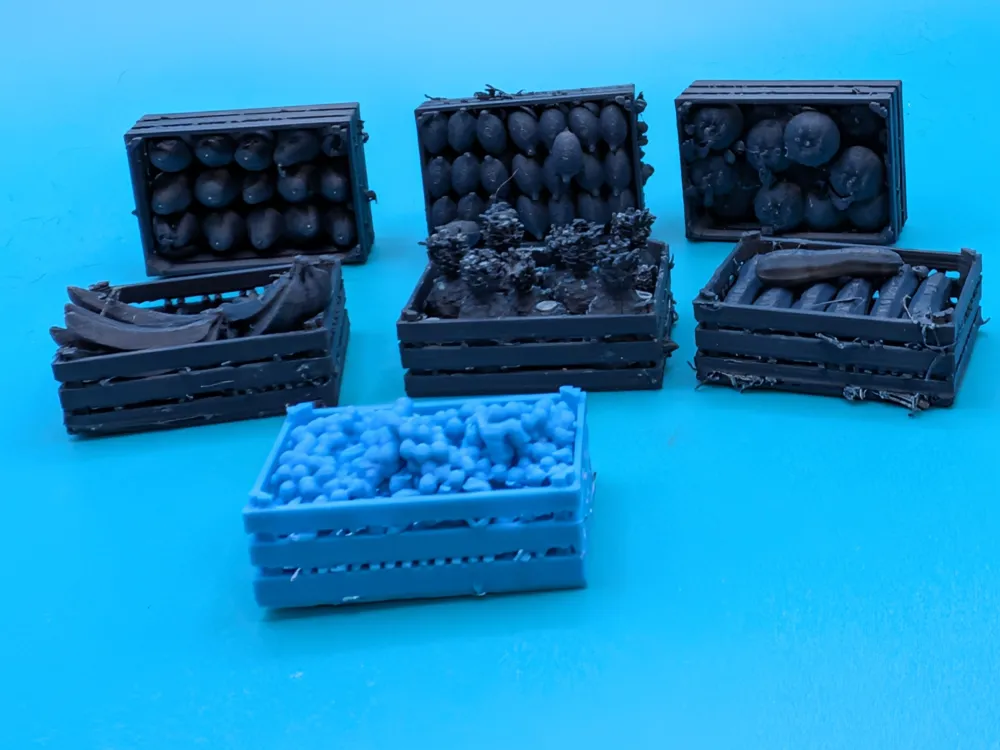 detailed fruit baskets by StoneRock MakerWorld: Download Free 3D Models