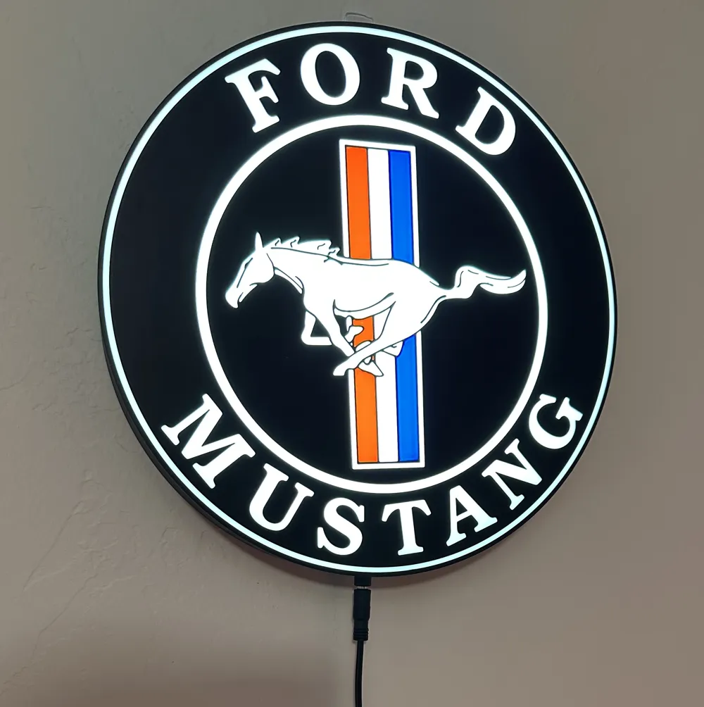 Ford Mustang Lightbox by riscwiz MakerWorld: Download Free 3D Models