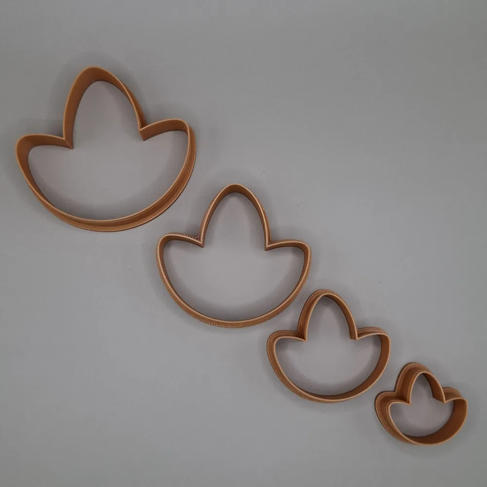 Ivy Leaf Cutter Set Shape for Clay & Cookies - Free 3D Print Model ...