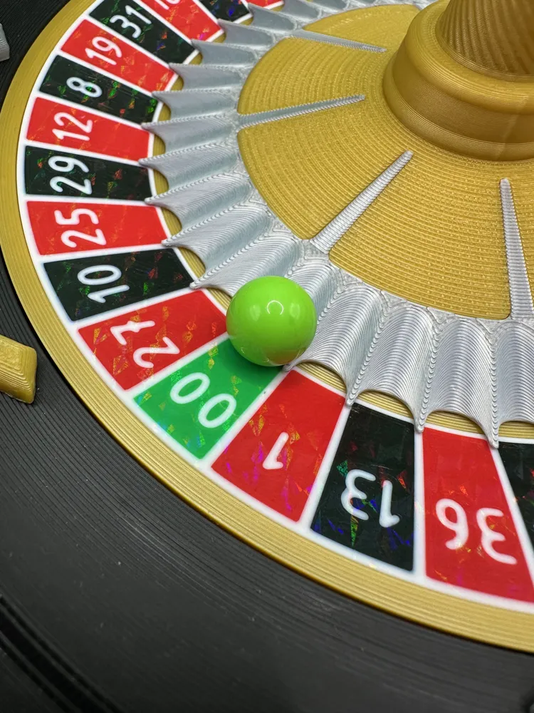 Casino Roulette Wheel Game! - Free 3D Print Model - MakerWorld