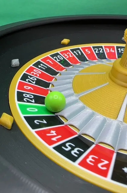 Casino Roulette Wheel Game! - Free 3D Print Model - MakerWorld