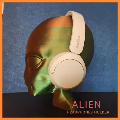 ALIEN HEADPHONES HOLDER STAND by atz78 - MakerWorld