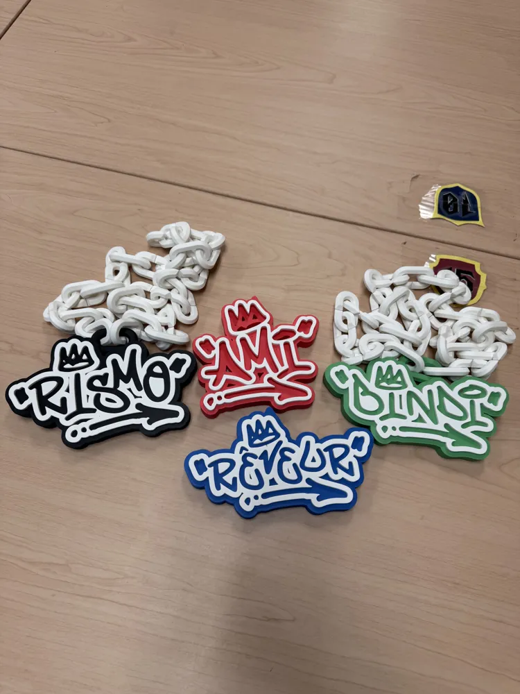 Protos Hype Chain and Keychains - RCA - Free 3D Print Model - MakerWorld