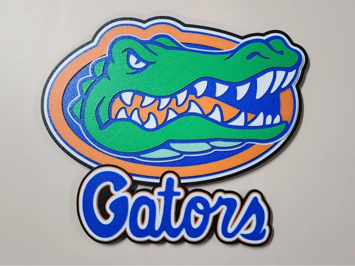 Florida Gators Wall Display - Free 3D Print Model - MakerWorld