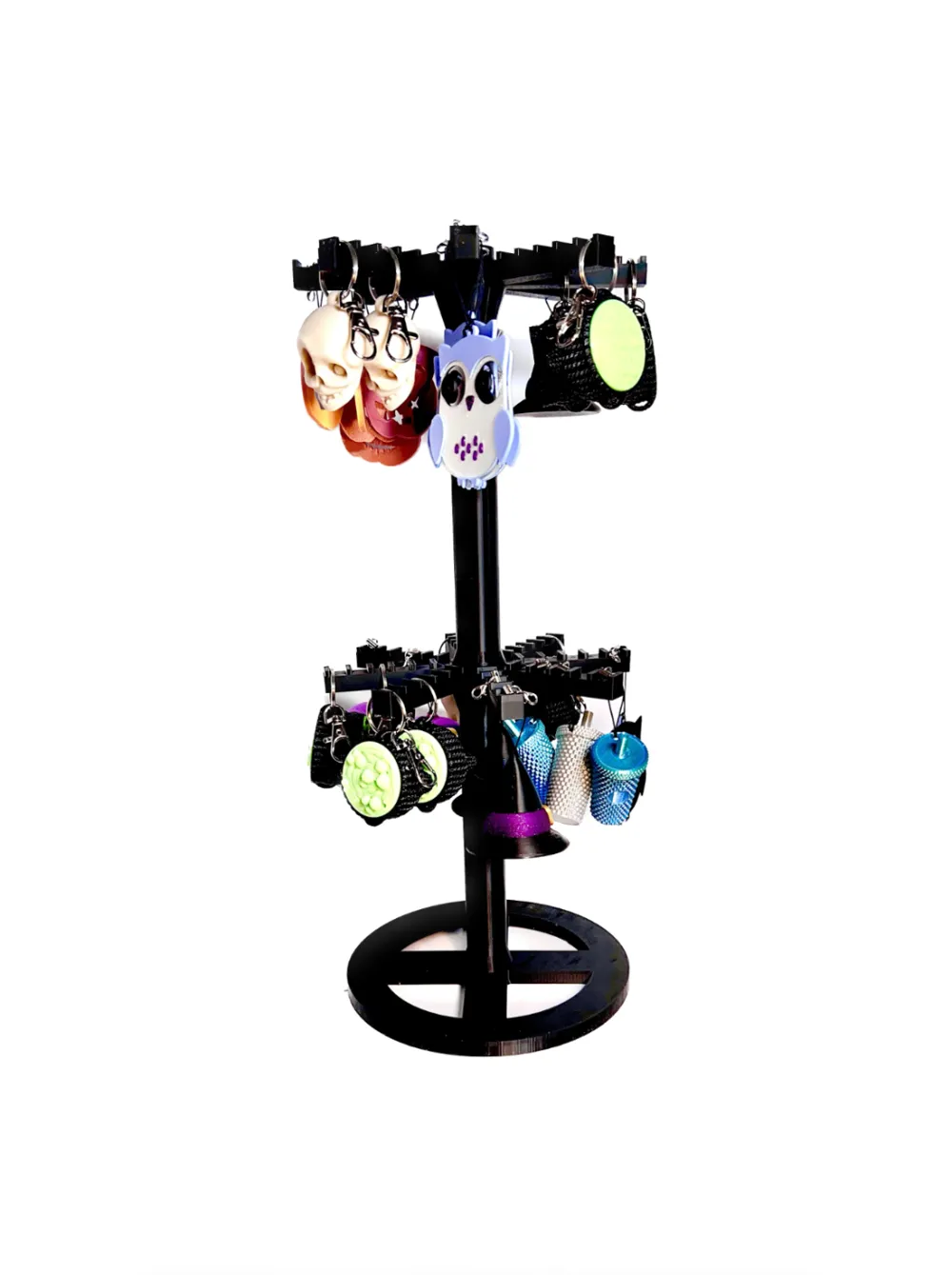 Spinning Keychain Display (Stackable with bearings) by 3Dimension ...