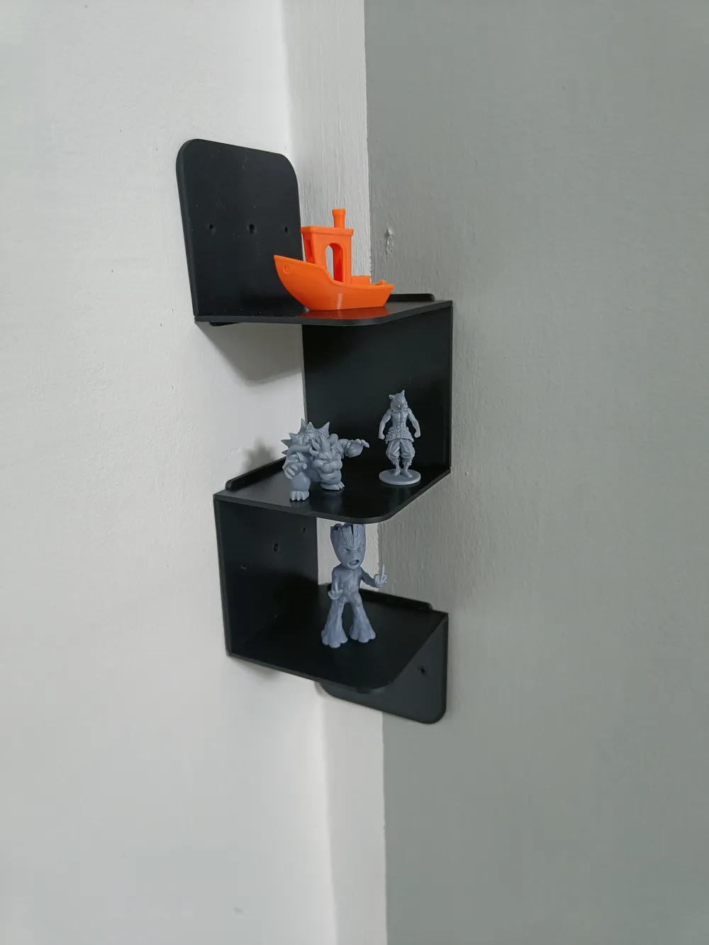 ZigZag Angular Modular Shelf by abactor81 MakerWorld: Download Free 3D ...