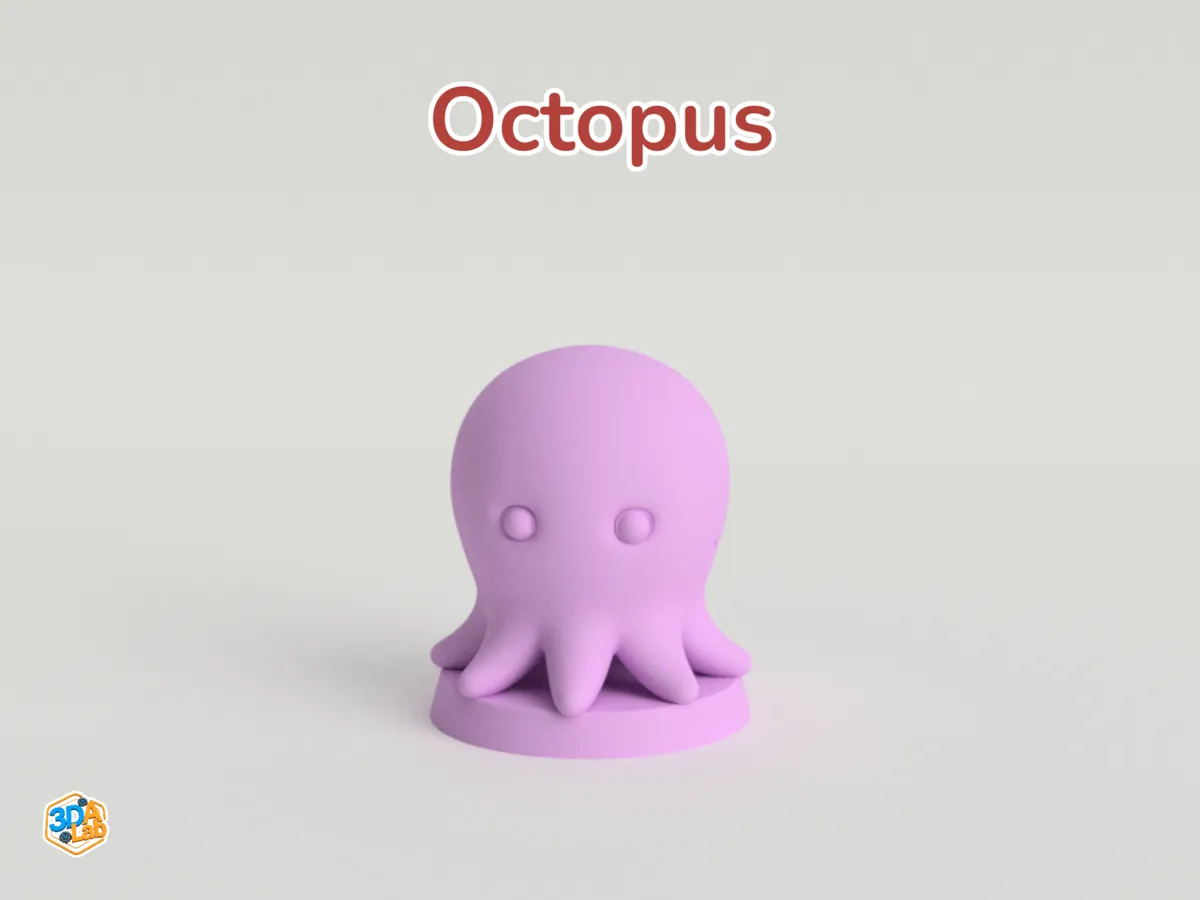 Octopus - Ocean Collection - Free 3D Print Model - MakerWorld