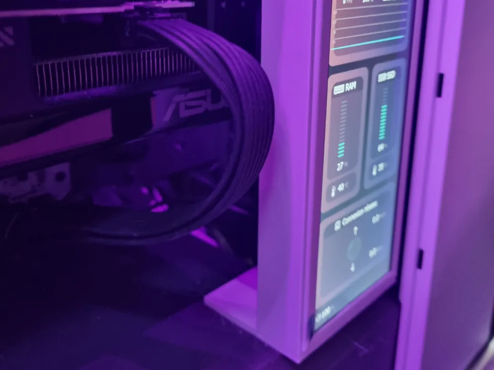 PC Sensor Panel Screen Holder by McCowsky - MakerWorld