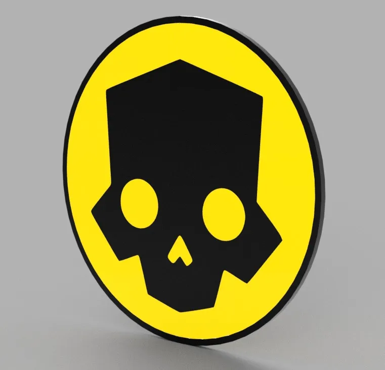 HellDivers Democratic skull by Mike_N - MakerWorld