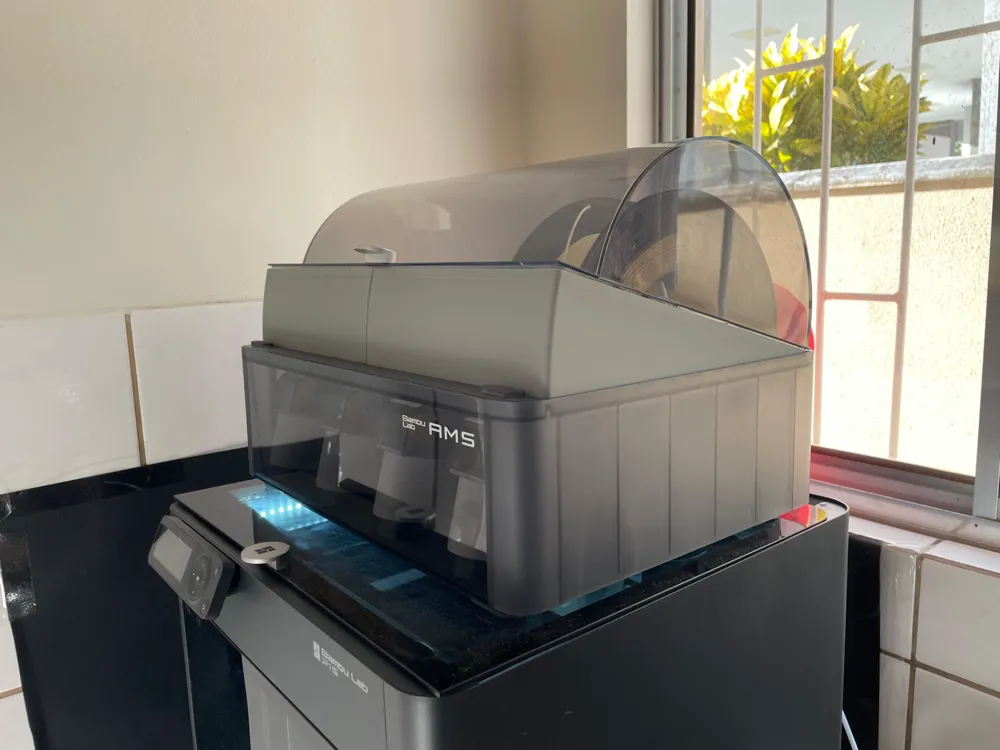 AMS Top Riser, for bigger Spools (in diameter) by UniDuni3d - MakerWorld