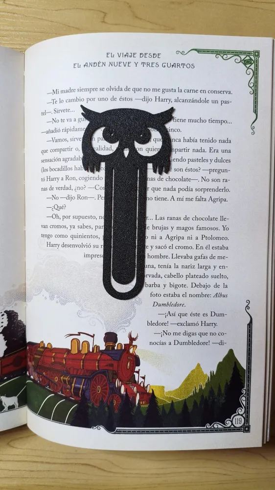 Owl Bookmark - Book Page Marker - Free 3D Print Model - MakerWorld