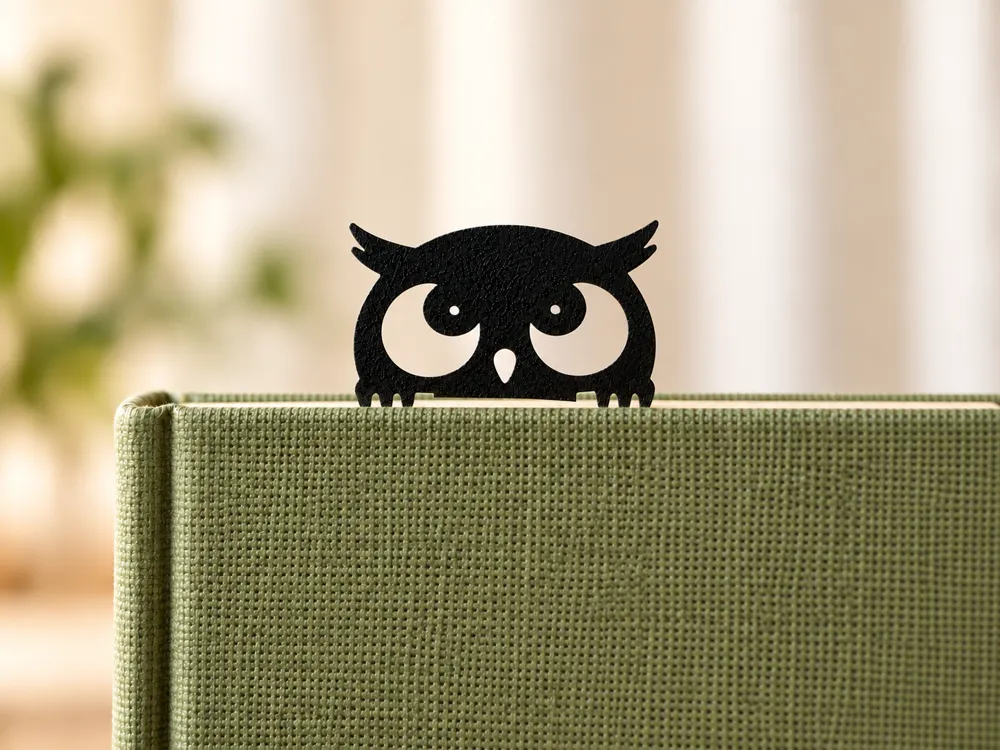 Owl Bookmark - Book Page Marker - Free 3D Print Model - MakerWorld