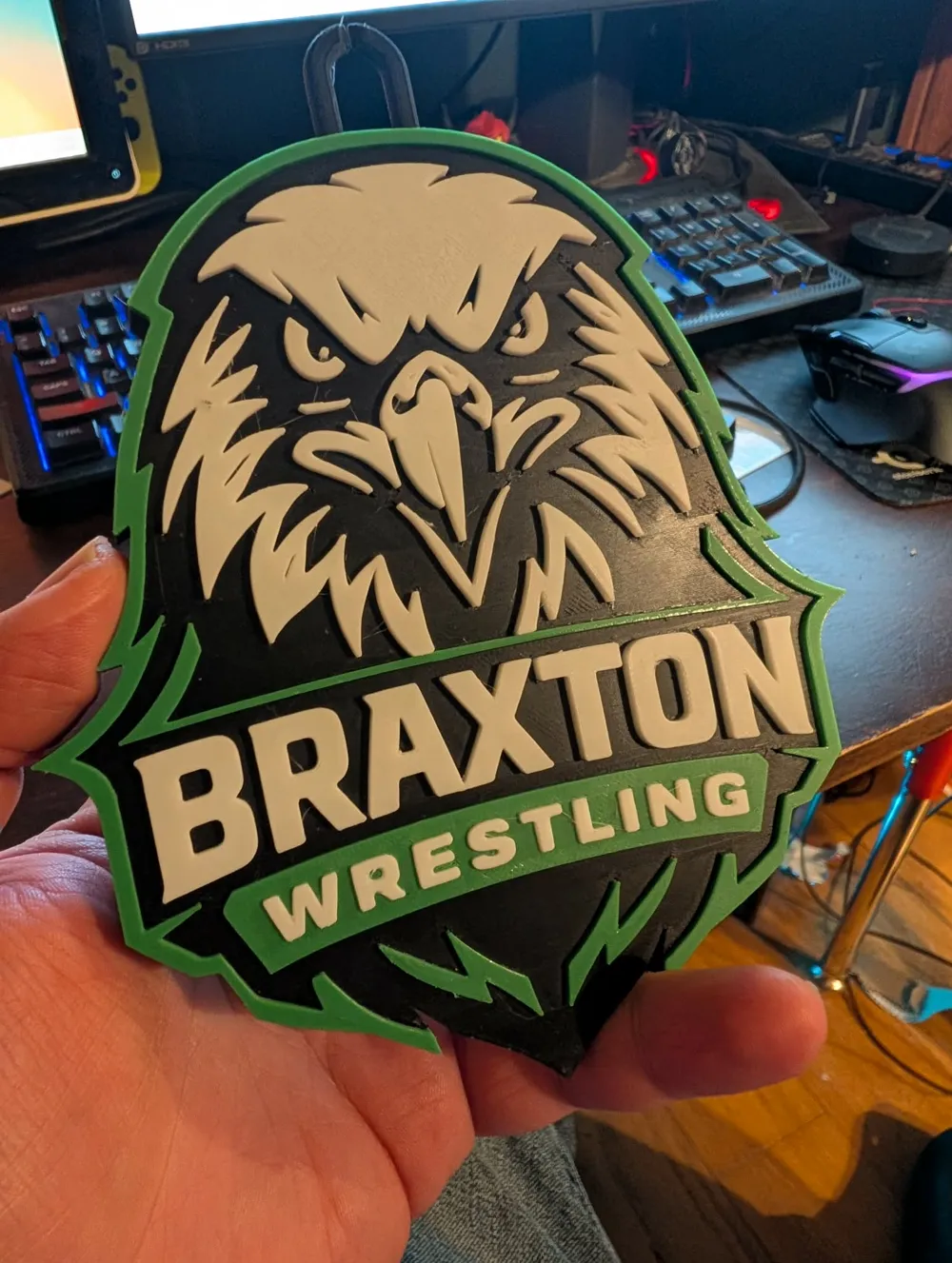 Braxton Wrestling 助威链 - 免费 3D 打印模型 - MakerWorld