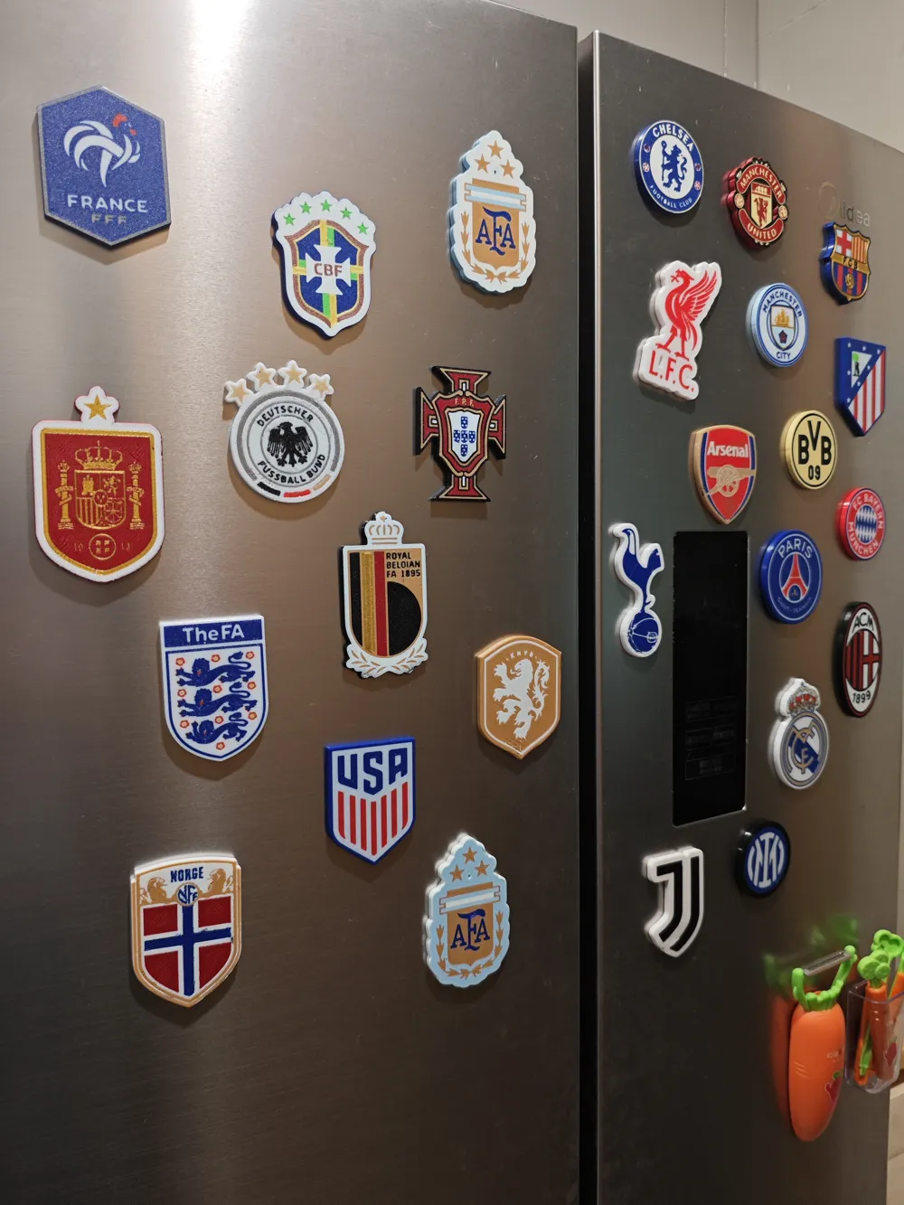 World Cup National Team Emblem Refrigerator Magnet - Free 3D Print ...