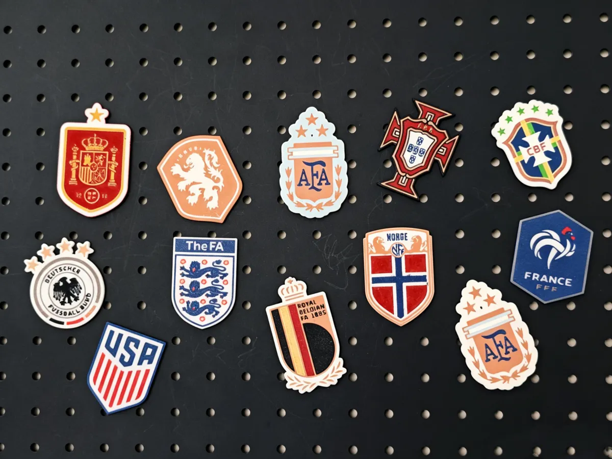 World Cup National Team Emblem Refrigerator Magnet - Free 3D Print ...