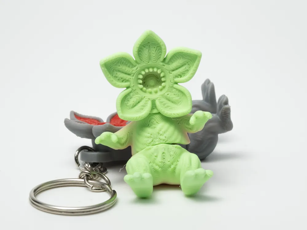 Stranger Things Demogorgon -Articulated & keychain - Free 3D Print ...