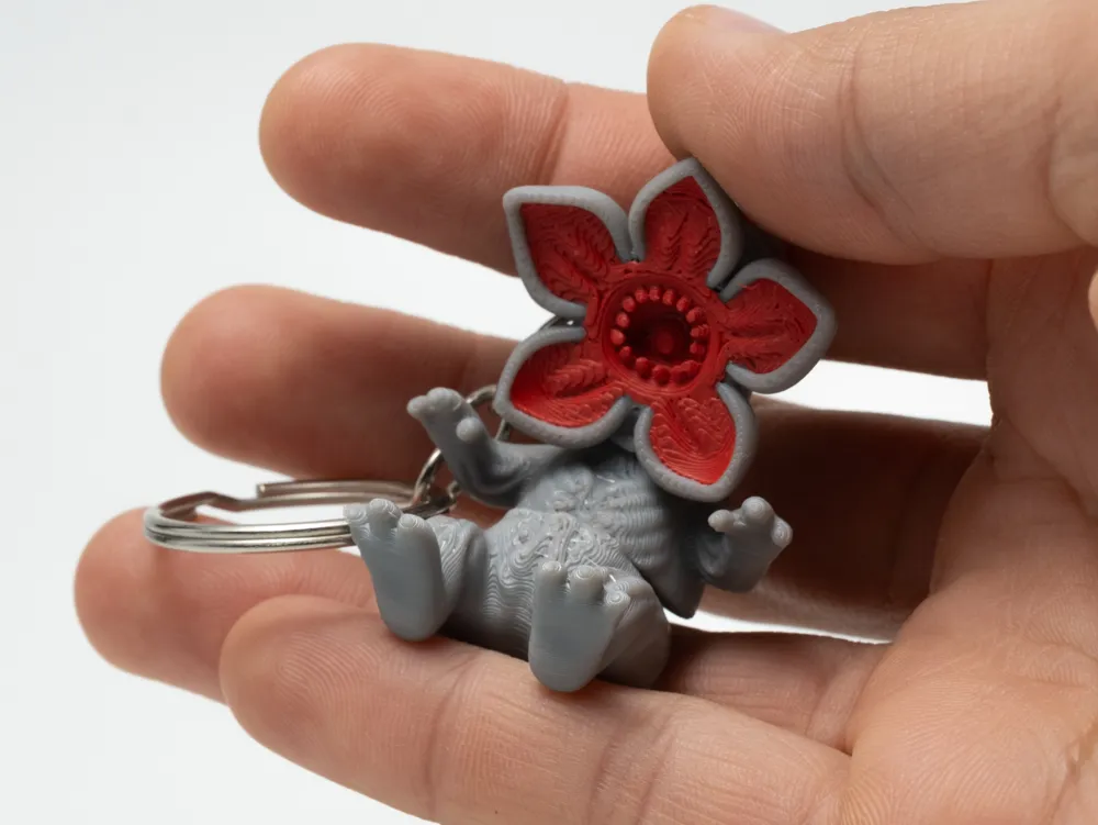 Stranger Things Demogorgon -Articulated & keychain - Free 3D Print ...