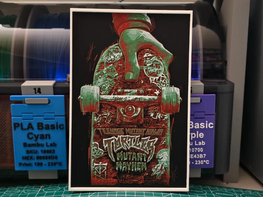 Teenage Mutant Ninja Turtles: Mutant Mayhem Poster by Lumpy3D - MakerWorld