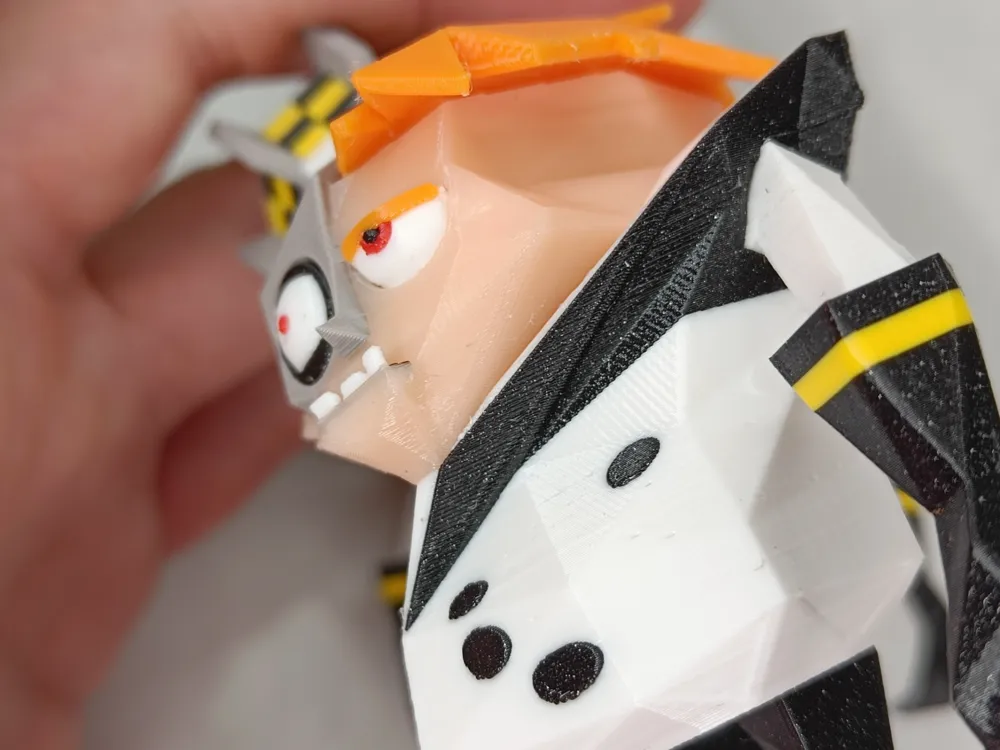 Crash Bandicoot inspired low poly retro Dr Ngin by Namiiria MakerWorld ...
