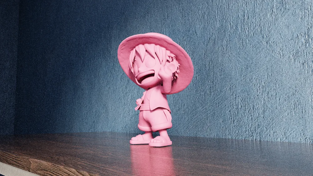 Chibi Monkey D Luffy - Free 3D Print Model - MakerWorld