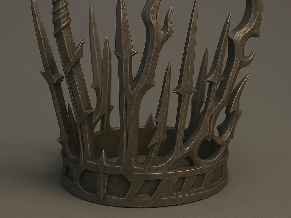Shadow Crown – Inspired by Game of Thrones by Ted's 3D Druck Welt MakerWorld: Download Free 3D ...
