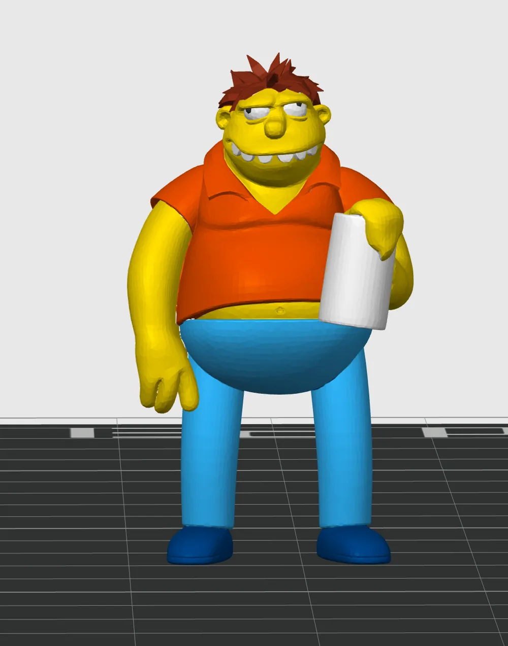 The Simpson - Barney Gumble with Duff Beer by TeraBite - MakerWorld