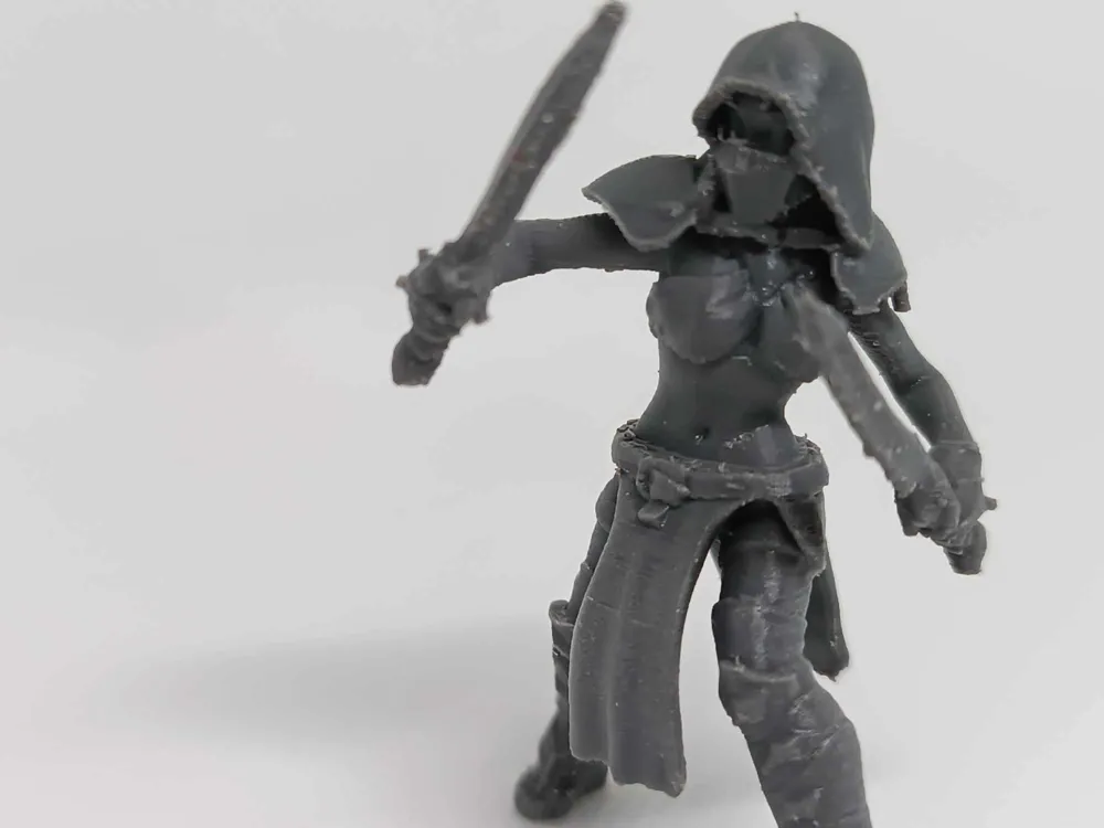 DnD mini Female Assassin/Rogue Dungeon and Dragon by drakeforge3d ...