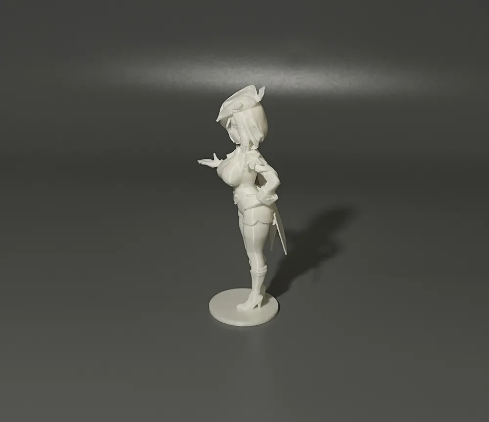 Genshin Impact Figure - Clorinde (17 grams) - Free 3D Print Model ...