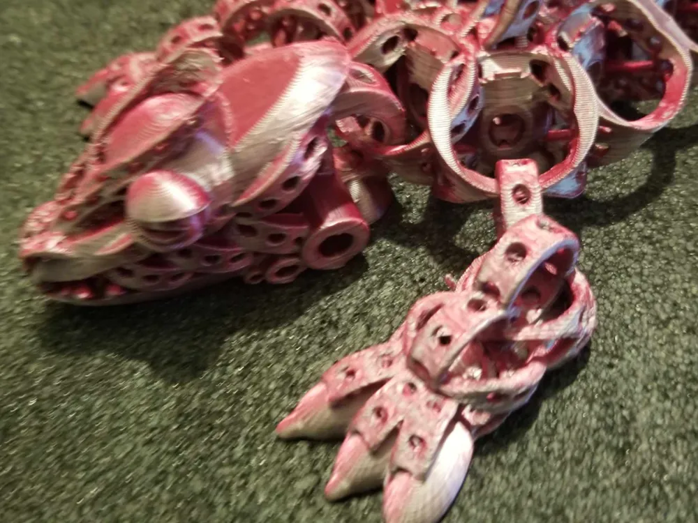 Shakaworld3D articulated Scrap Metal Dragon Turtle - Free 3D Print ...