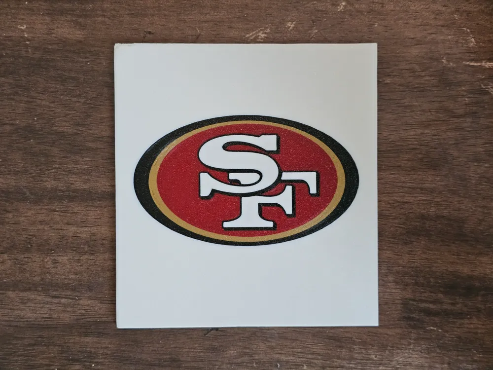San Francisco 49ers Logo For Lightbox by mker17 MakerWorld: Download ...