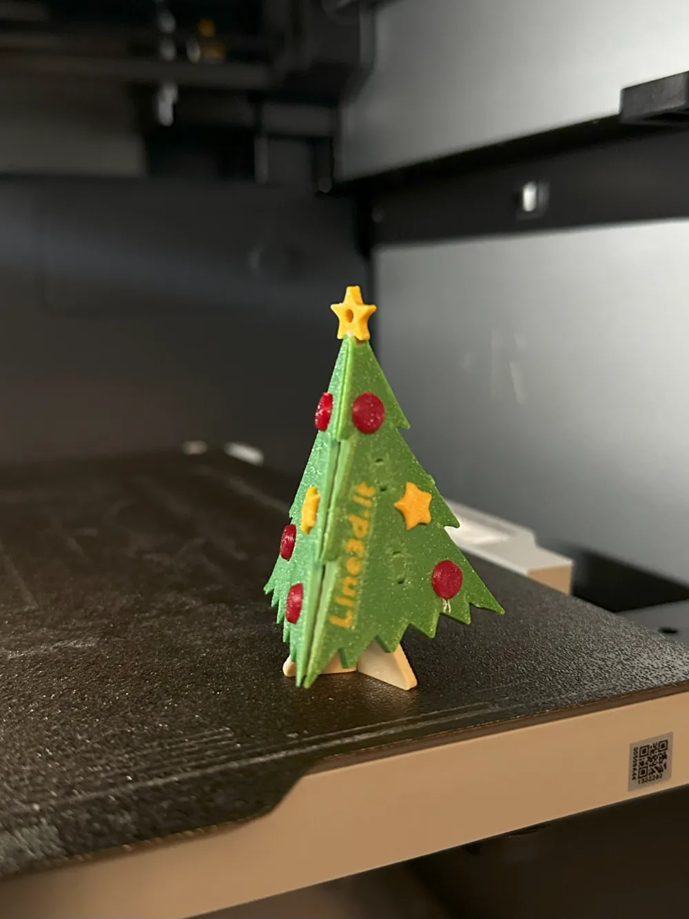 Christmas Tree Kit Card Name Customizable Remixed by Line3d MakerWorld ...