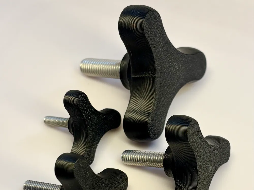 Easy Turn Star Knob for Hex Socket Thumbscrews - Free 3D Print Model ...