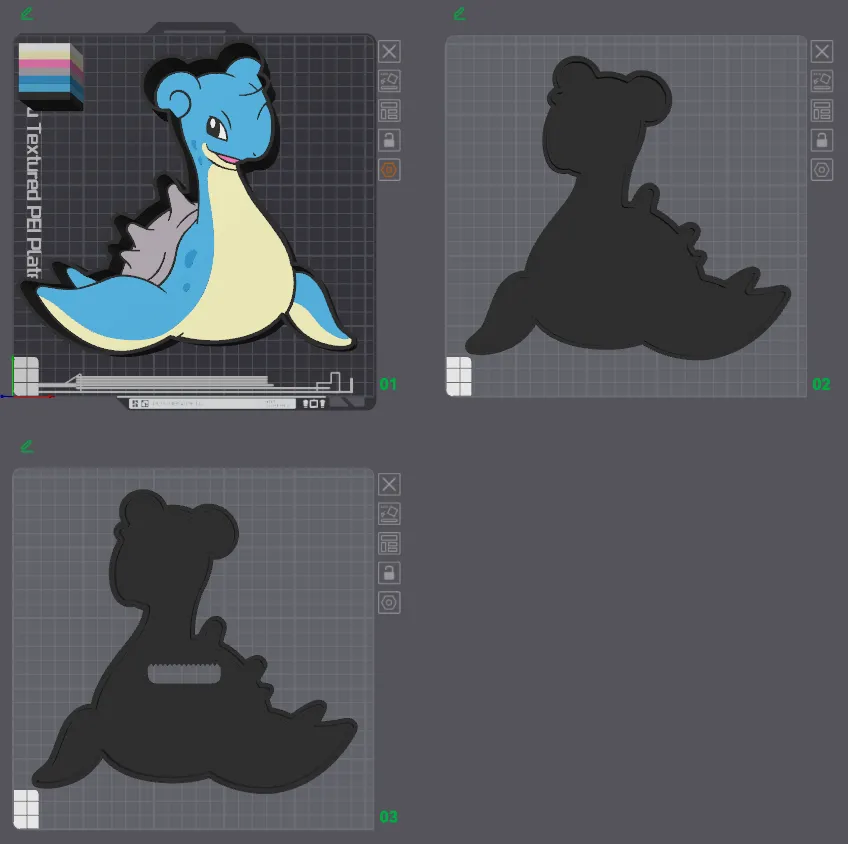 Pokemon - 0131 Lapras LED Lamp by BeeTee 3D - MakerWorld