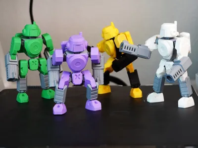 Ion Blaster Mecha - Model Kit by Kit Crafters MakerWorld: Download Free ...
