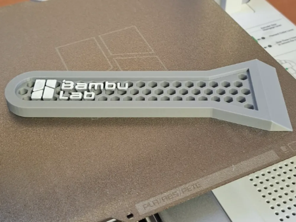 Bambu Lab Bed Scraper - Free 3D Print Model - MakerWorld