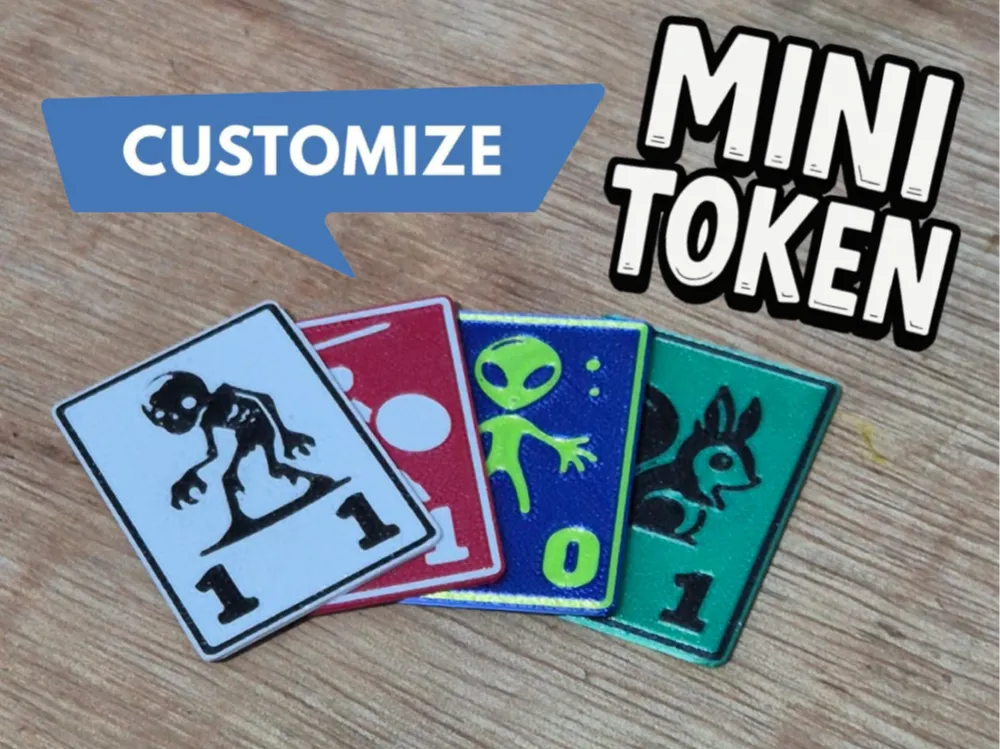 CUSTOM MINITOKEN - Free 3D Print Model - MakerWorld